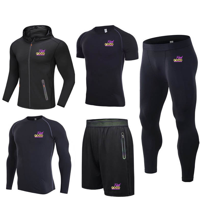 5 Piece Men Compression Set – Feel Good Prep Fitness